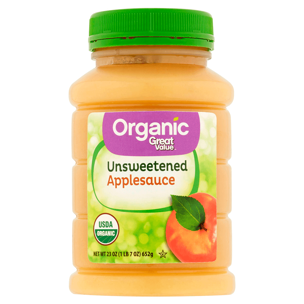 Great Value Organic Unsweetened Applesauce – Tropical